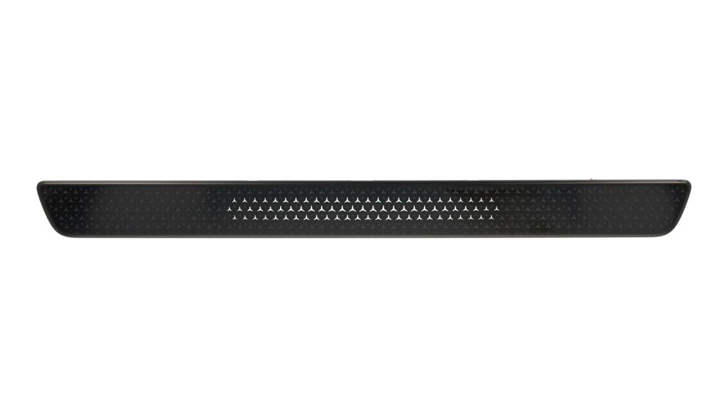 Exch. cover for illuminated door sill, Mercedes-Benz, front, set of 2 ...