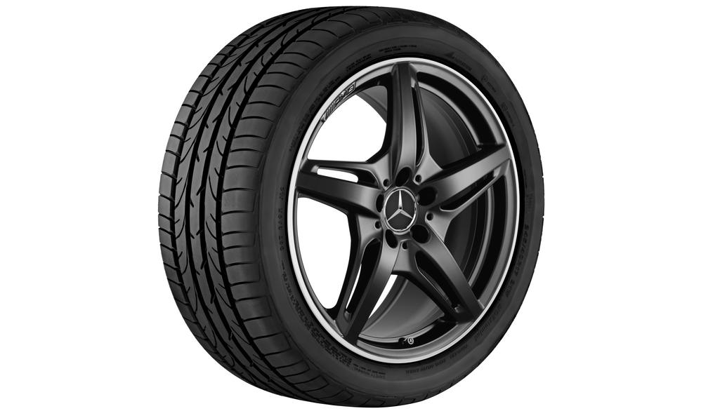 AMG 5-spoke wheel (11 J x 20 ET 68, matt black) | AMG wheels | Räder ...