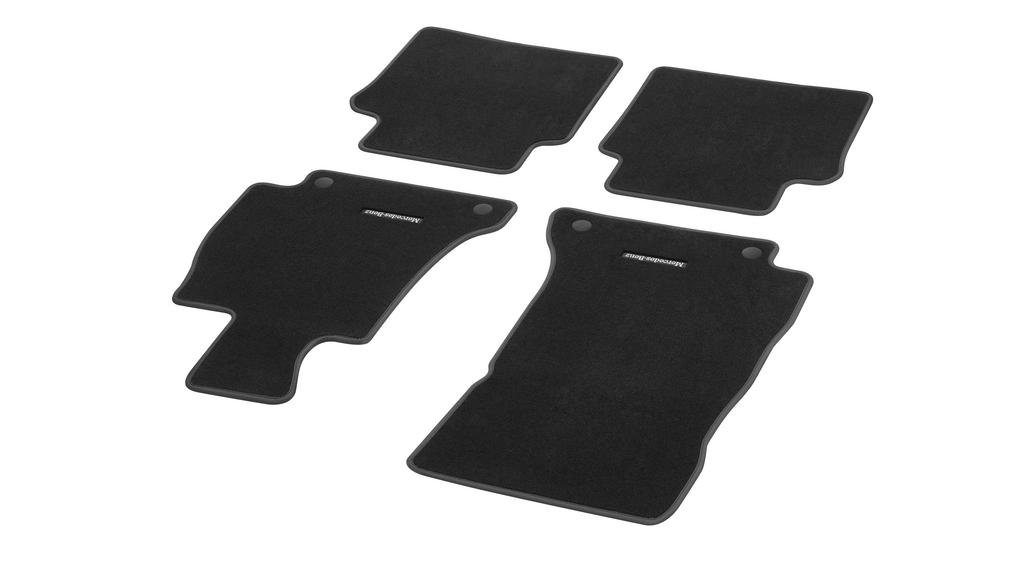 Velour floor mats CLASSIC, set, 4-piece (black [E-Class]) | Floor mats ...