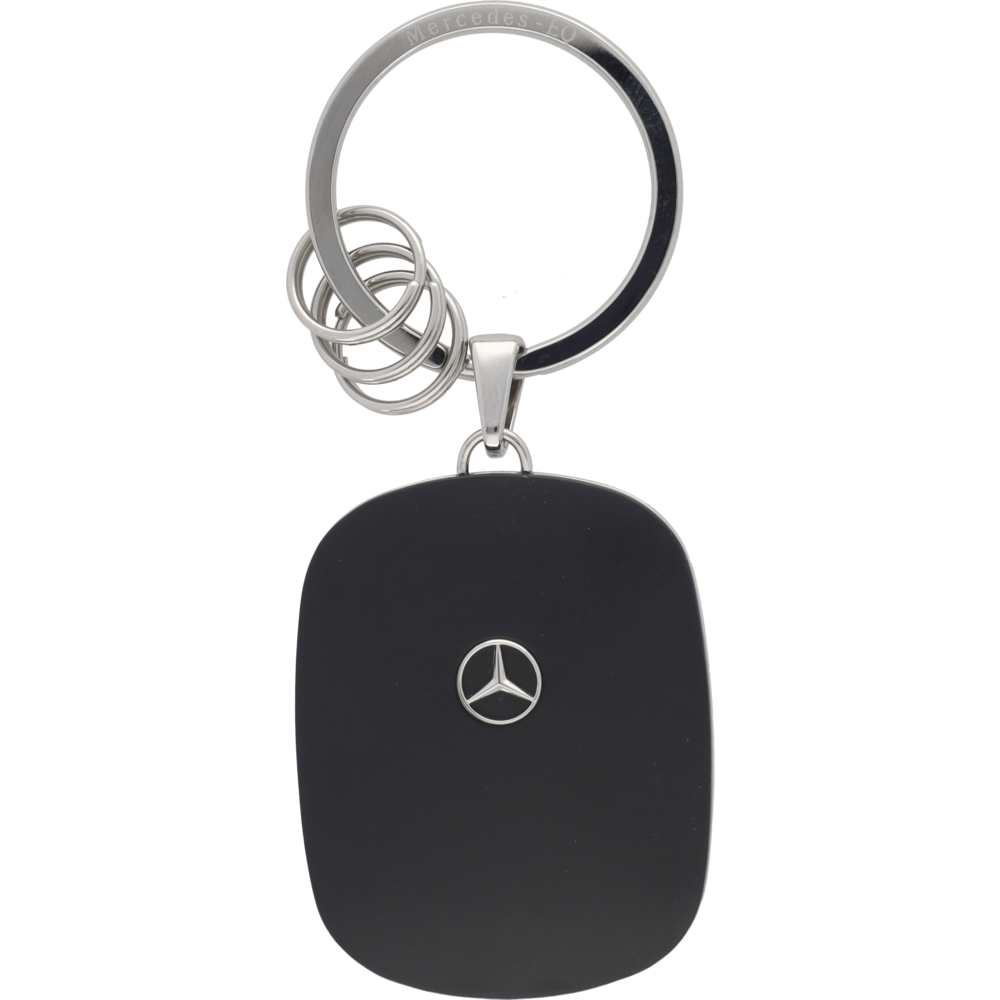Key ring, Wallbox (schwarz / silberfarben, Edelstahl / ozeangebundener ...