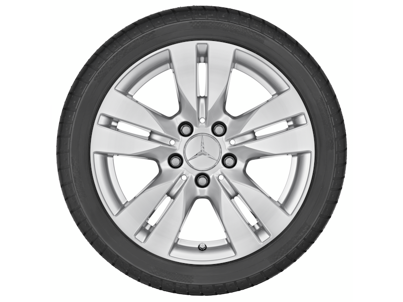 MB джанта с 5 двойни спици, 17 инча | A2074010702 | Mercedes-Benz Bulgaria