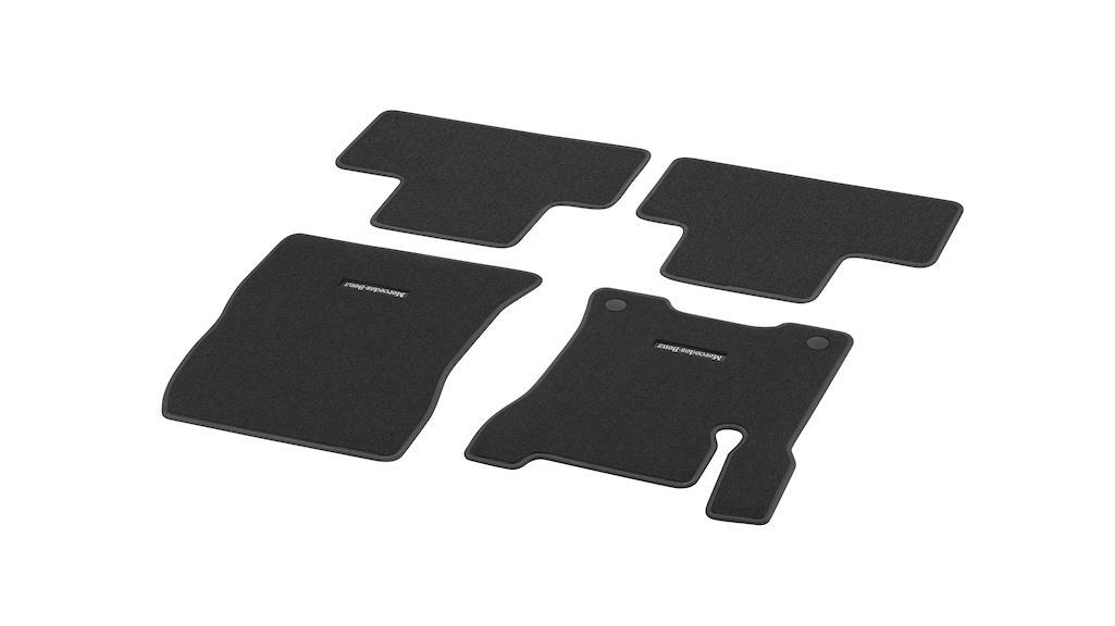 Velour floor mats CLASSIC, Set, Set of 4 (black [EQB]) | Floor mats ...