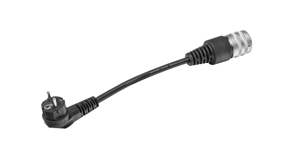 Flexible charging system, Adapter, Type E/F (EU) (black) | Passenger ...