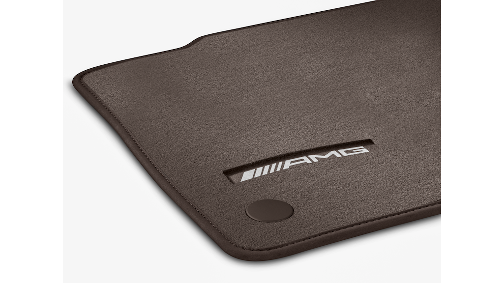 AMG velour floor mats, Set, Set of 4, with code 223 (LHD, balao brown ...