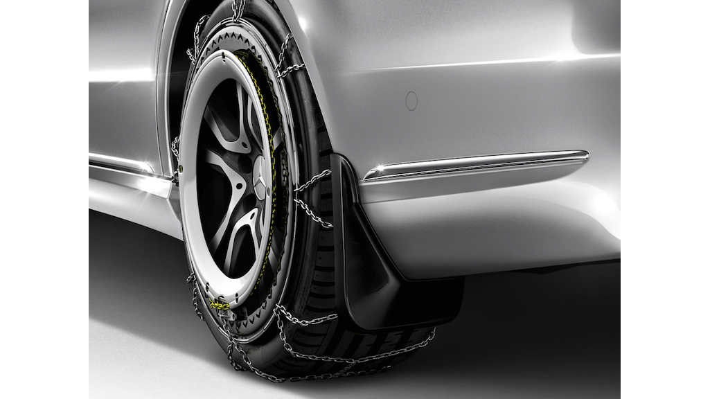 Mud flaps, Set, rear (black, grained) | Body | Protectors & covers ...