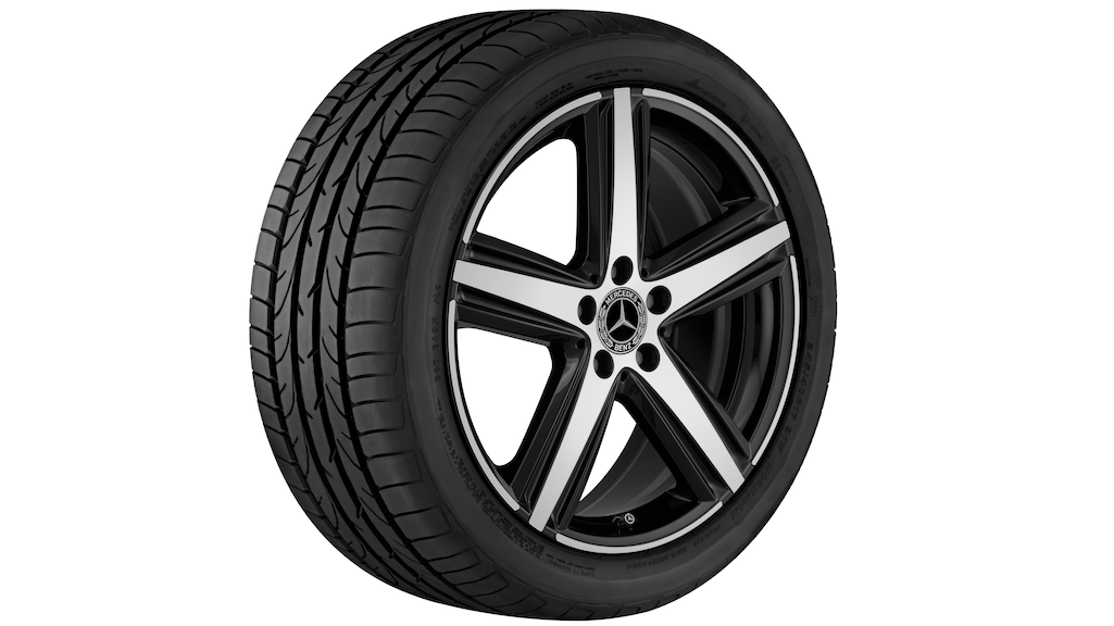 5-spoke wheel (225/40 R19 XL 93H, 7,5 J x 19 ET 49 [A-Class]) | Wheel ...