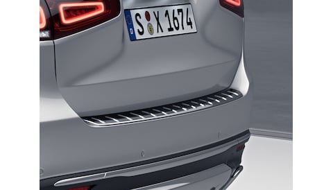 Loading sill protection high gloss chrome plated Body Protectors covers SUV X167 11 19 Mercedes Benz Genuine Accessories