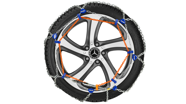 Snow chain RUD matic without grip links Snow chains Safety Saloon W213 04 16 07 20 Mercedes Benz Genuine Accessories
