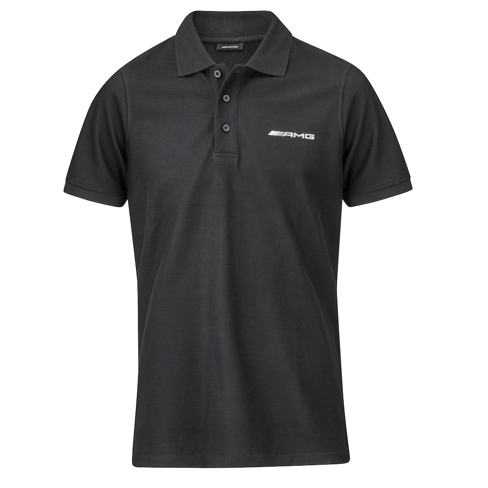 AMG men's polo shirt (black, S) | Polo shirts | Men's clothing ...