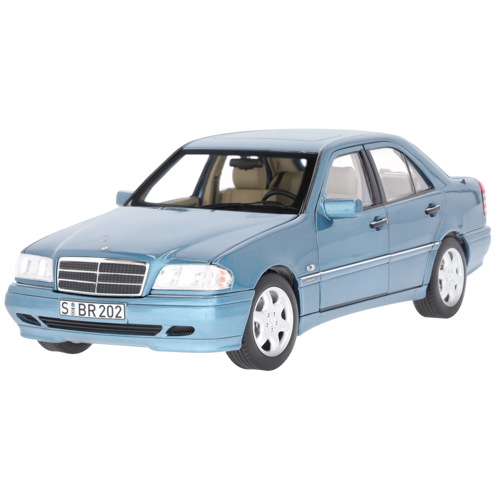 C 200 Sedan W 202 (1997-2001) (aquamarinblau, Norev, 1:18) | Model cars ...