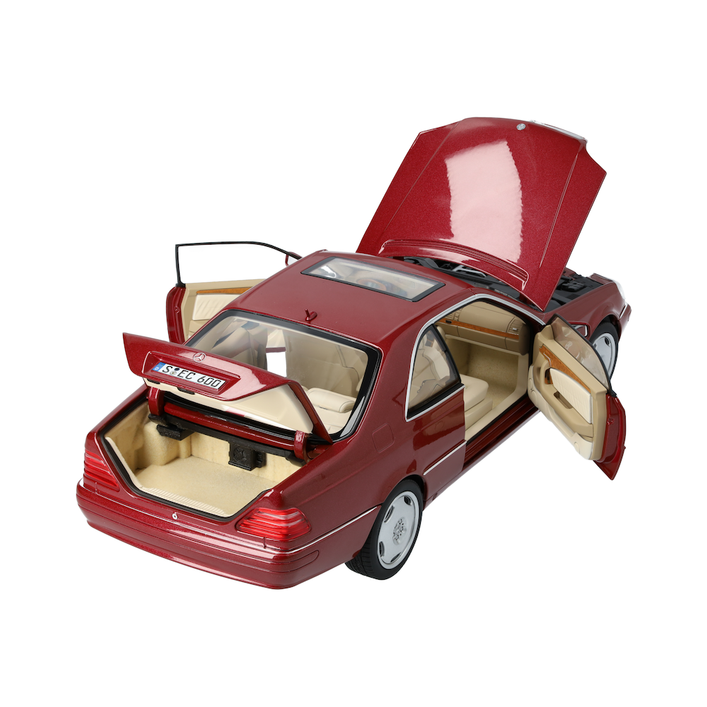 CL 600, C 140 (1996-1998) (almandine red, Norev, 1:18) | Model cars, 1: ...