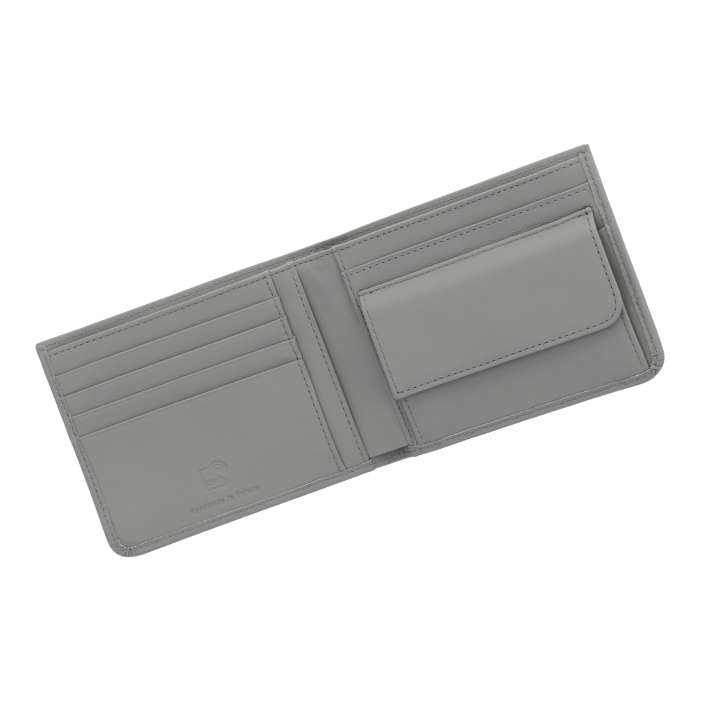Wallet, Vehicle leather (silver grey, Leather) | Wallets/purses | Bags ...