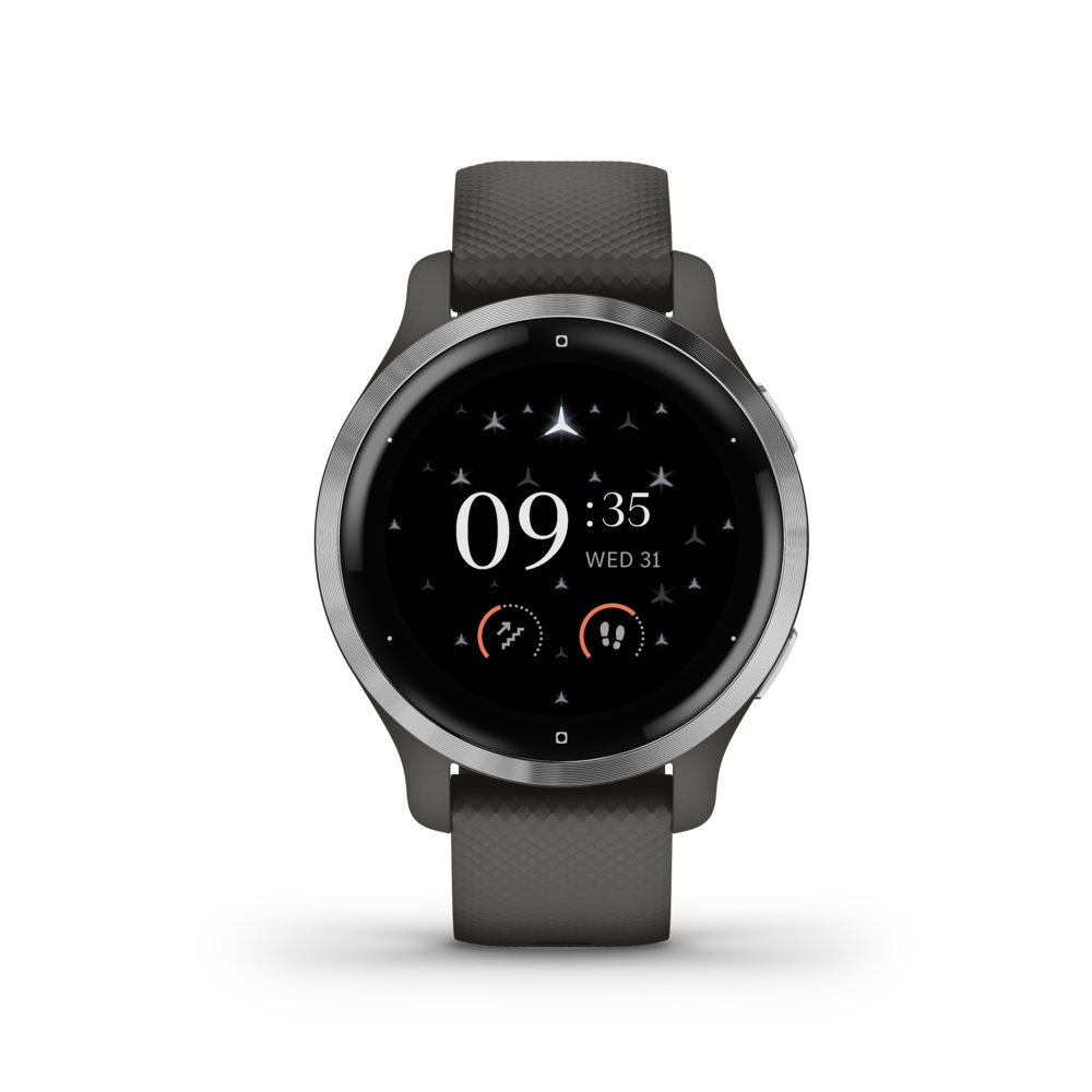 Watch, Mercedes-Benz, GARMIN Venu 2S ® (grey, Plastic / Stainless steel ...