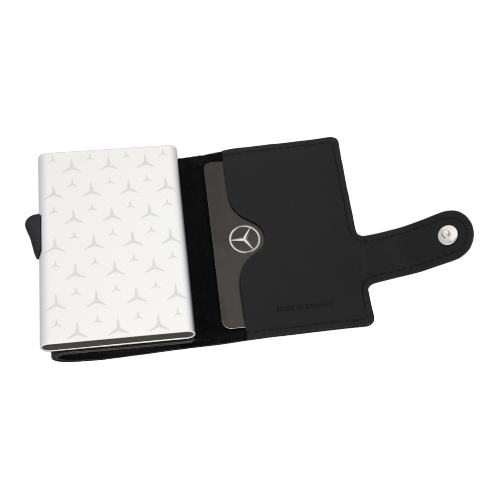 Mini-portemonnee, Upcycling (Zwart, Rundleder) | Portemonnees ...