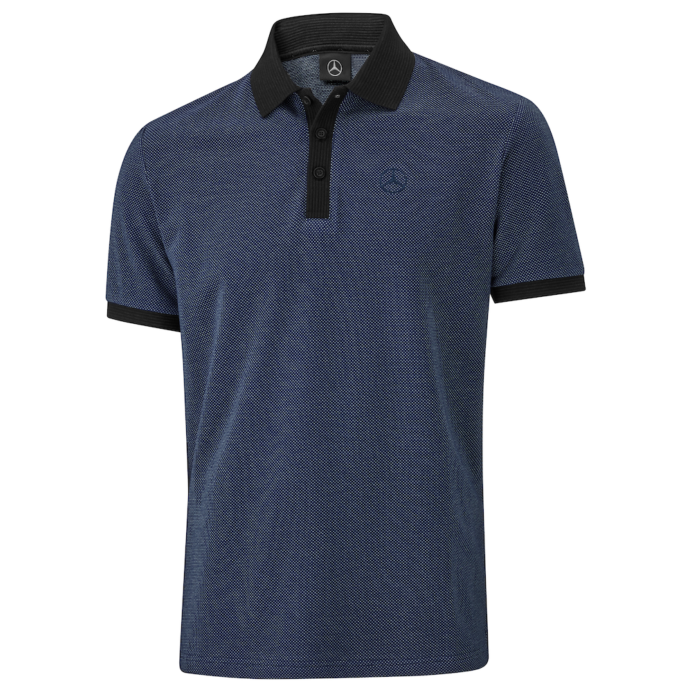 Polo de caballero (azul oscuro, M) | Polos | Ropa de caballero | Ropa ...