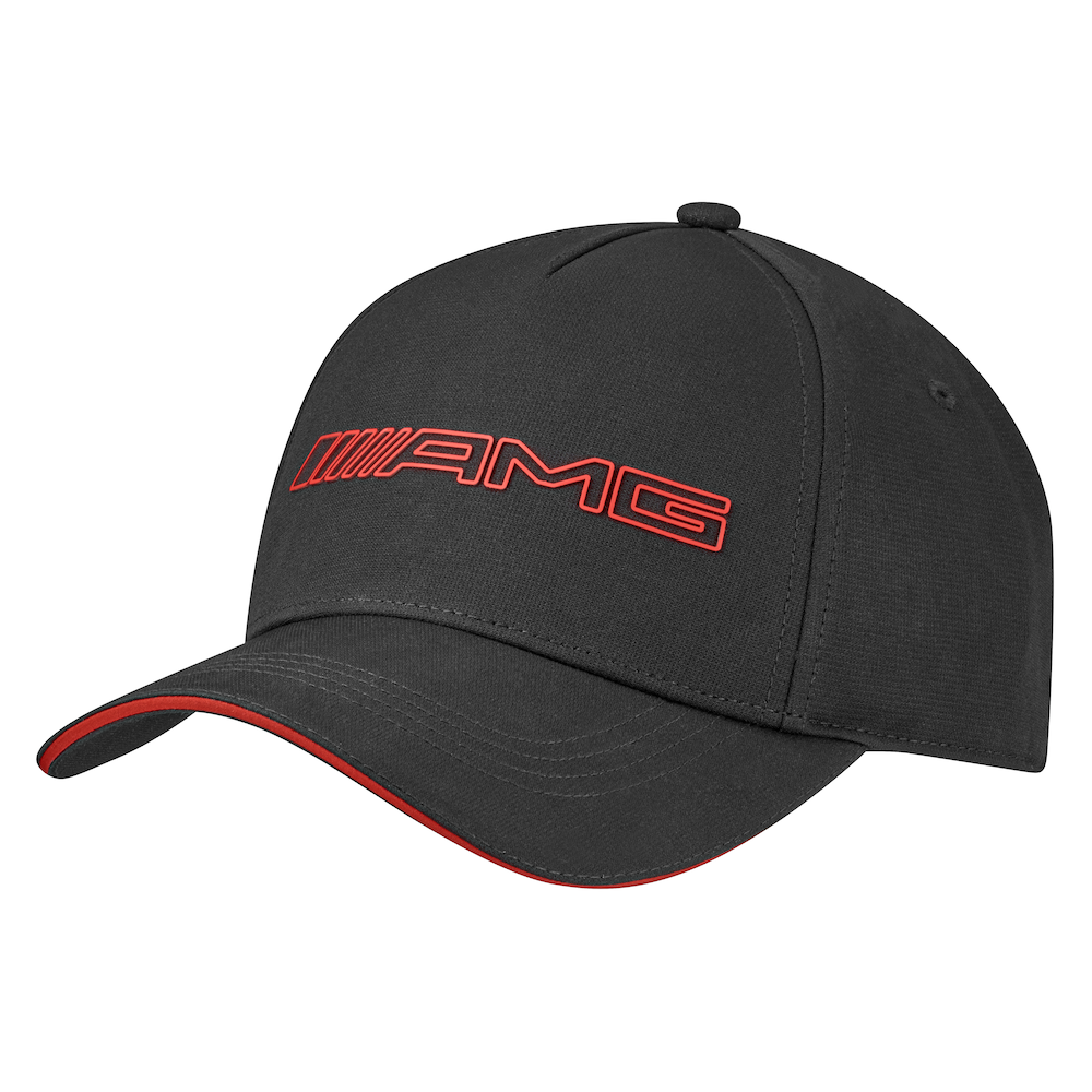 AMG cap (black / red, Polyester (recycled)) | Caps | Caps & hats ...