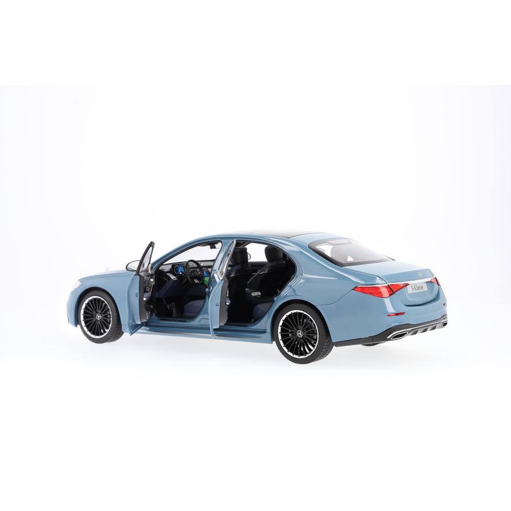 S-Class, Long version sedan, V223 (MANUFAKTUR vintage blue non-metallic ...