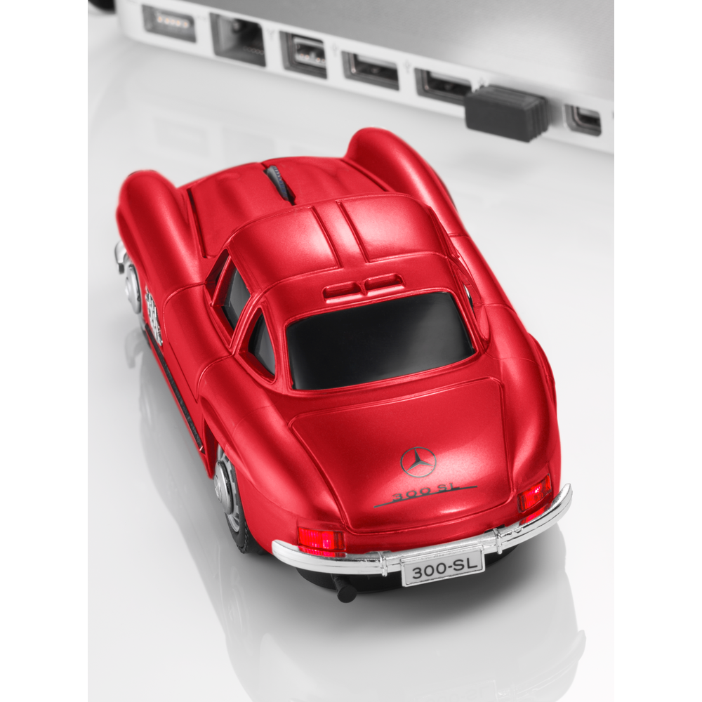 Computer mouse, 300 SL (red, Plastic) | Office products | Home & living ...