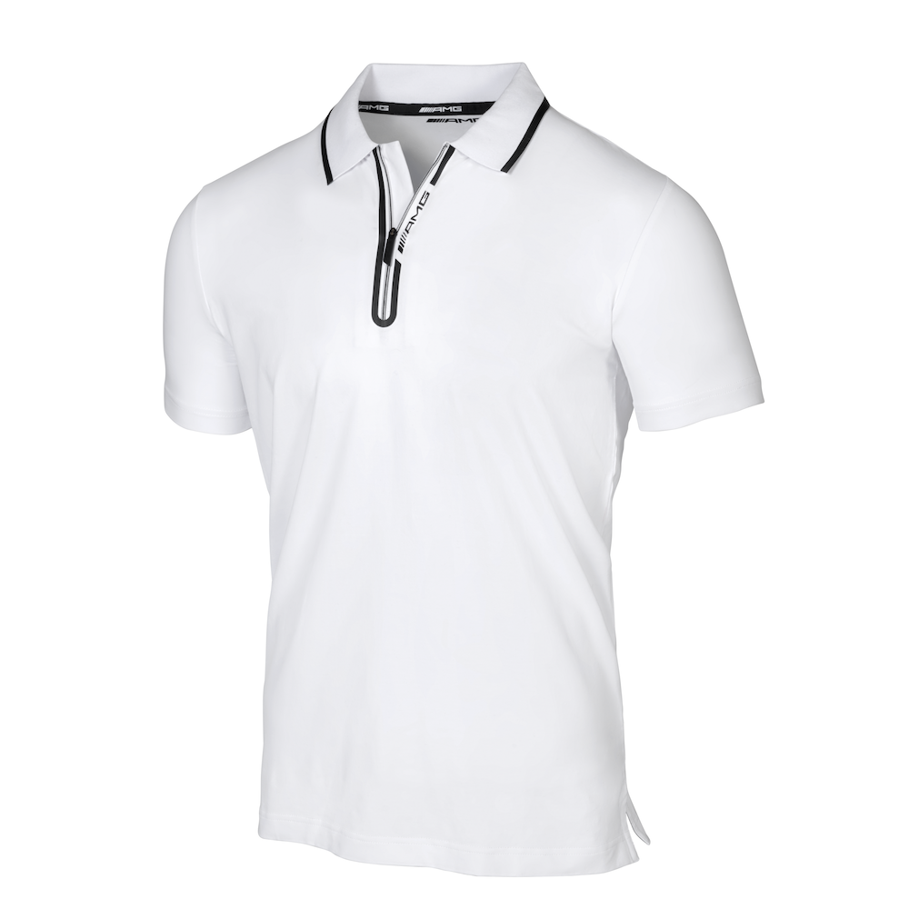AMG men's polo shirt (white, S) | Polo shirts | Men's clothing ...