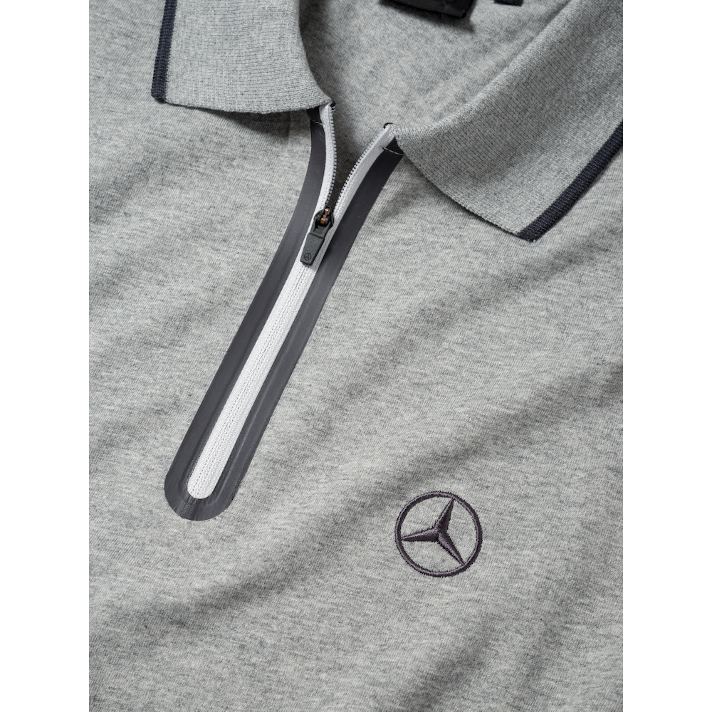Polo de caballero (gris, M) | Polos | Ropa de caballero | Ropa ...